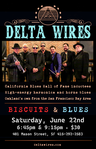 Delta Wires | Rockin' Big Band Harmonica and Horns Blues